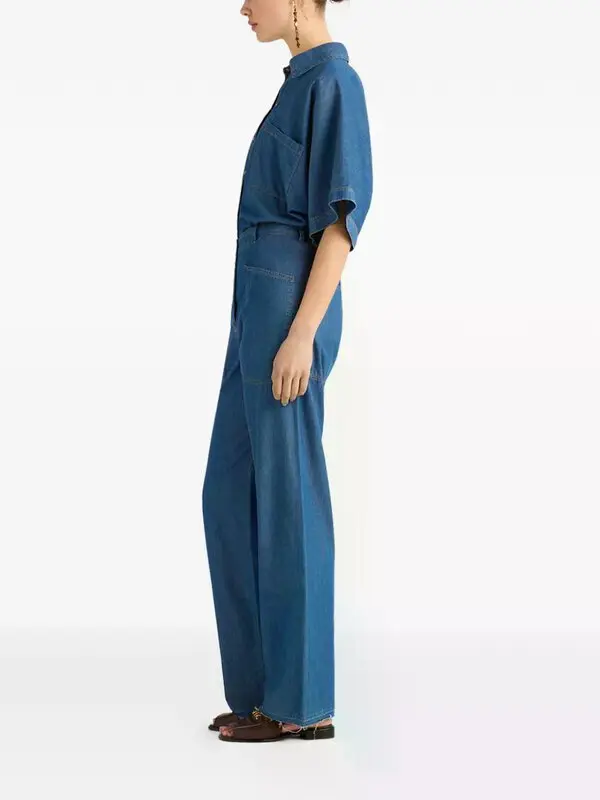 Momoni Macao Patch-pocket Wide-leg Trousers