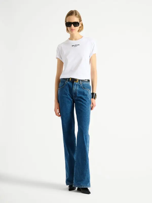 Balmain Embroidered Paris T-shirt