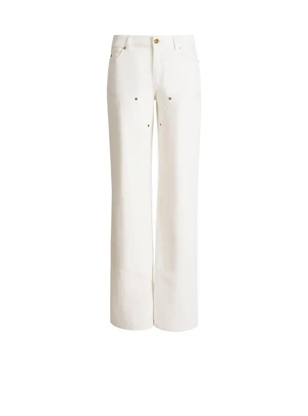 Balmain Loose-fit Jeans - White