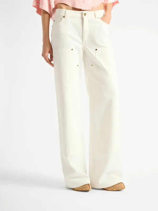 Balmain Loose-fit Jeans - White