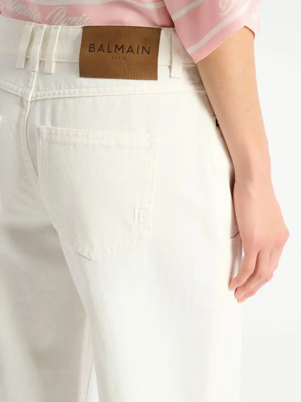 Balmain Loose-fit Jeans - White