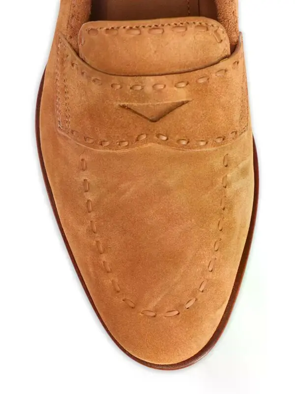 Santoni Marlene Suede Loafers
