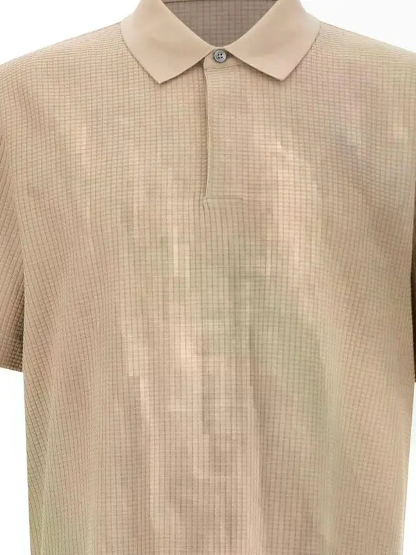 BOSS Checked Jacquard Polo Shirt