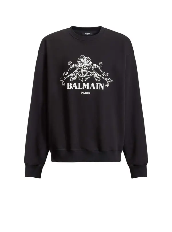 Balmain Printed Vine Sweatshirt