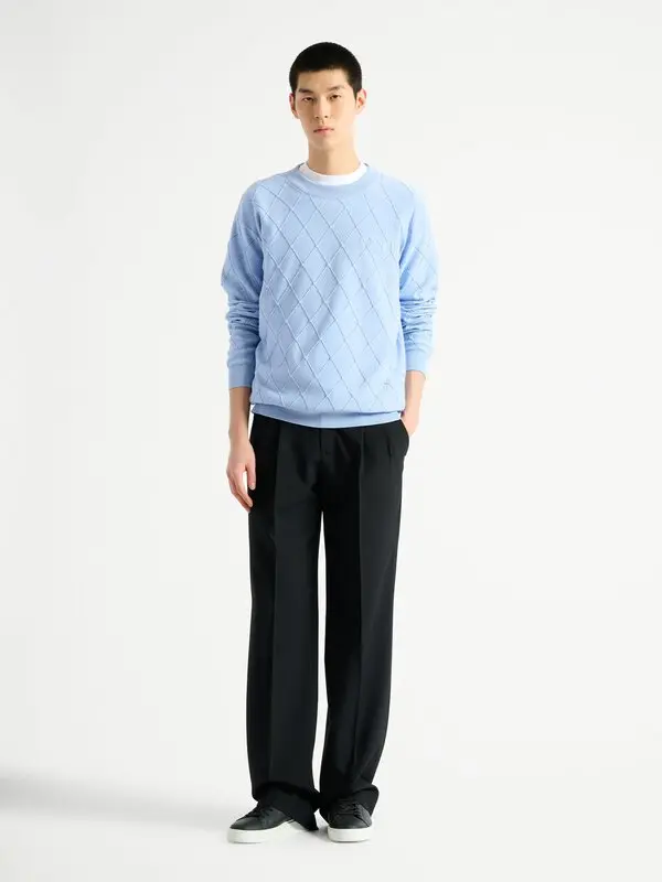 Balmain Vintage Knit Jumper - Blue
