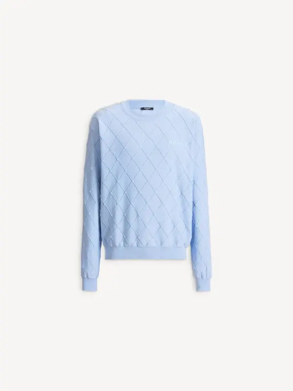 Balmain Vintage Knit Jumper - Blue