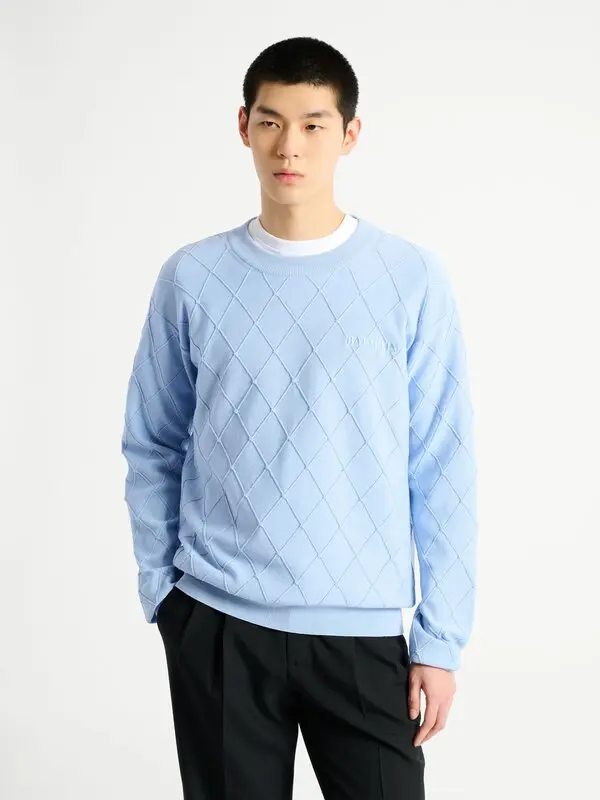 Balmain Vintage Knit Jumper - Blue