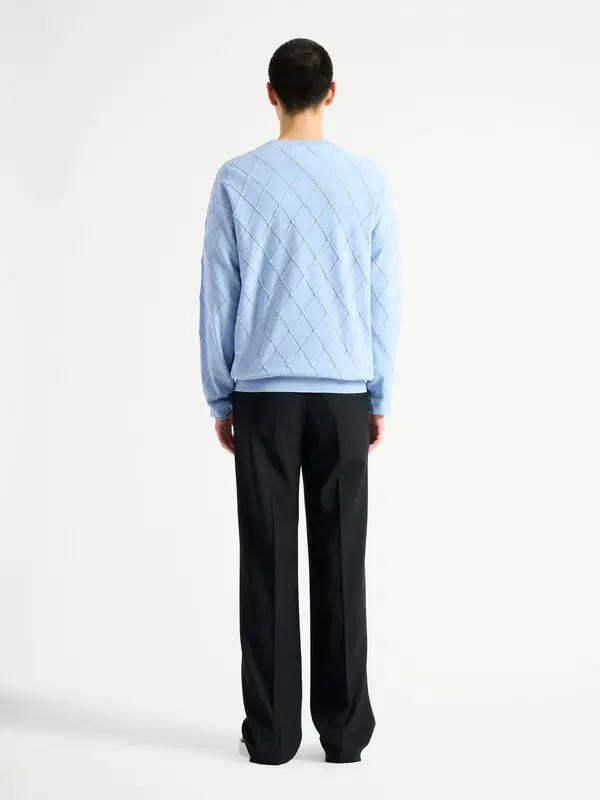 Balmain Vintage Knit Jumper - Blue