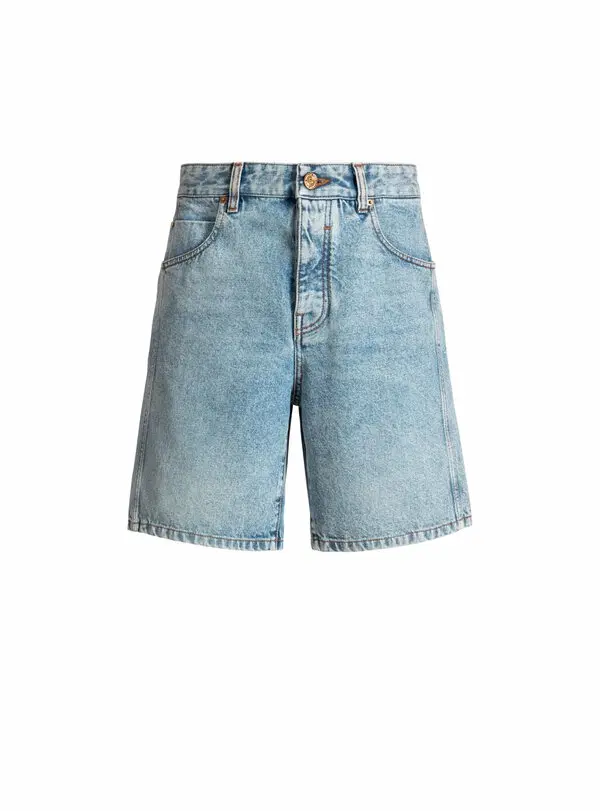 Balmain Light Bermuda Shorts - Blue