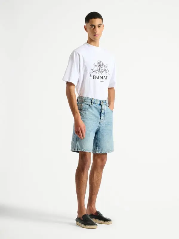 Balmain Light Bermuda Shorts - Blue