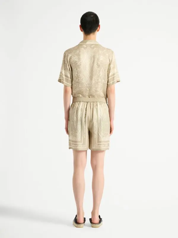 Balmain Printed Foulard Pyjama Shorts