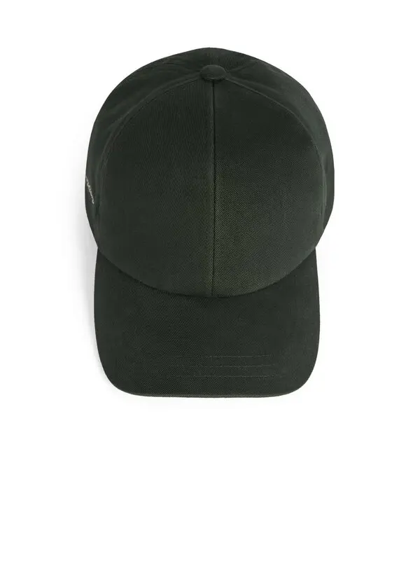 Balmain Washed Cotton Cap - Khaki