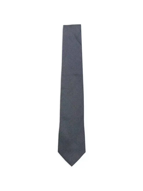 DELL'OGLIO Patterned Neck Tie - Blue