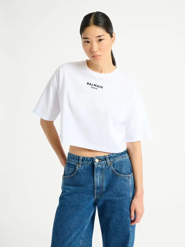 Balmain Embroidered Paris T-shirt