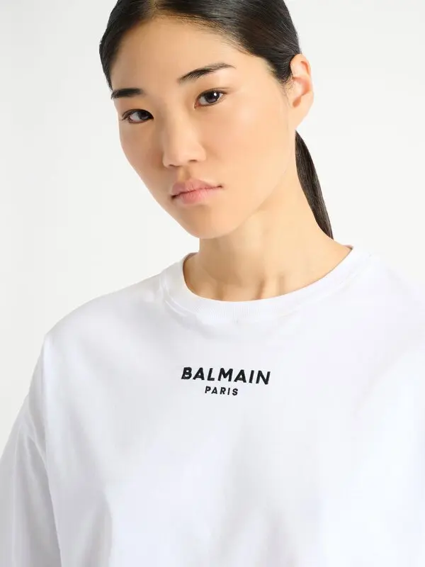 Balmain Embroidered Paris T-shirt