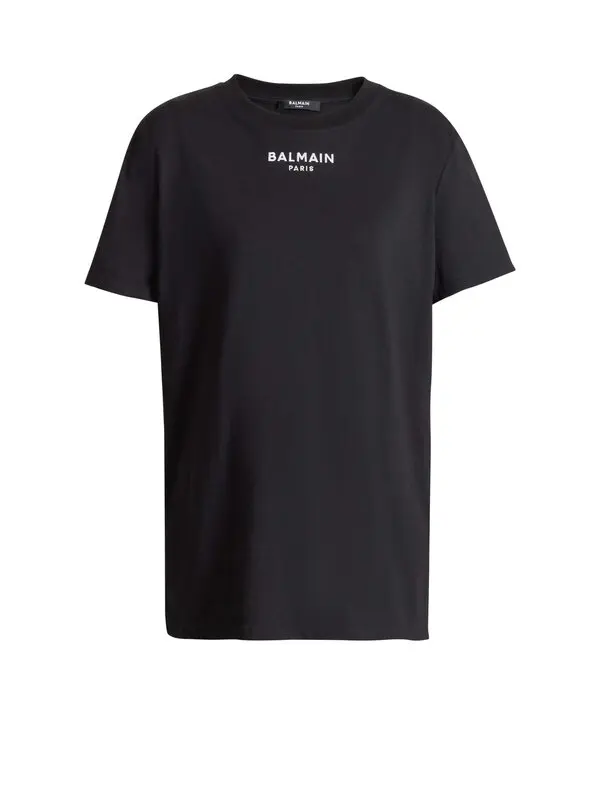 Balmain Embroidered Paris T-shirt - Black