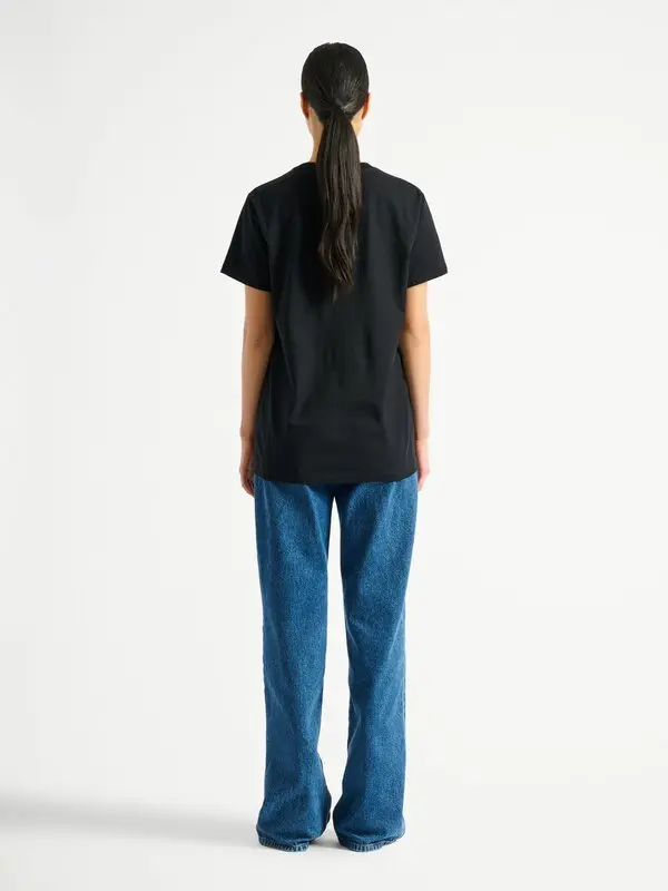 Balmain Embroidered T-shirt - Black