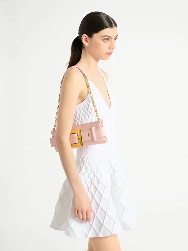 Balmain Anthem Clutch - Pink