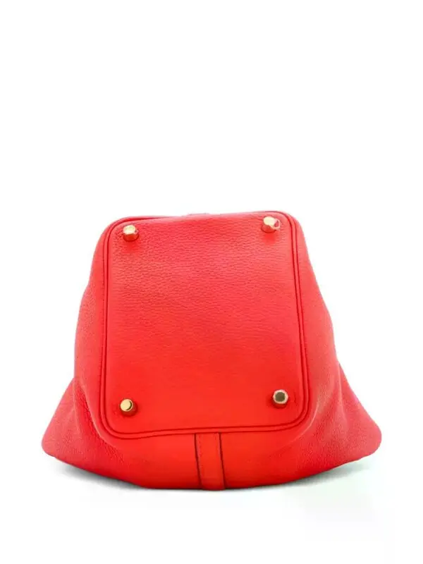 Hermès Picotin Lock Bag Clemence Pm - Red