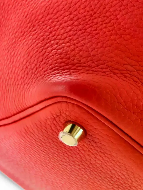 Hermès Picotin Lock Bag Clemence Pm - Red