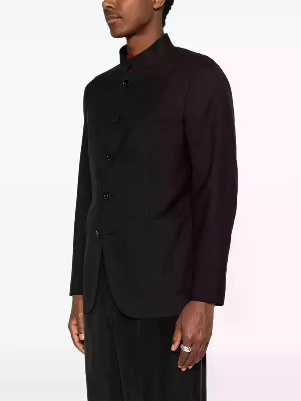Boglioli Stand-collar Button-up Blazer