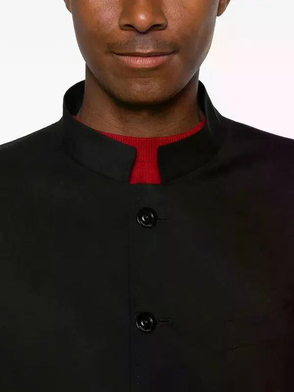 Boglioli Stand-collar Button-up Blazer