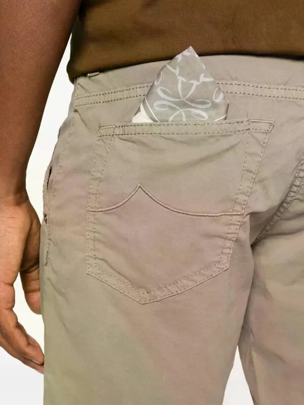 Jacob Cohen Logo-patch Shorts - Neutrals