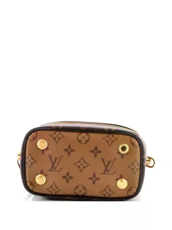 LOUIS VUITTON Vanity Handbag Reverse Monogram Canvas Pm Satchel