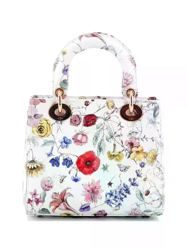 Dior My Abcdior Lady Small Satchel Printed Leather - Multicolour