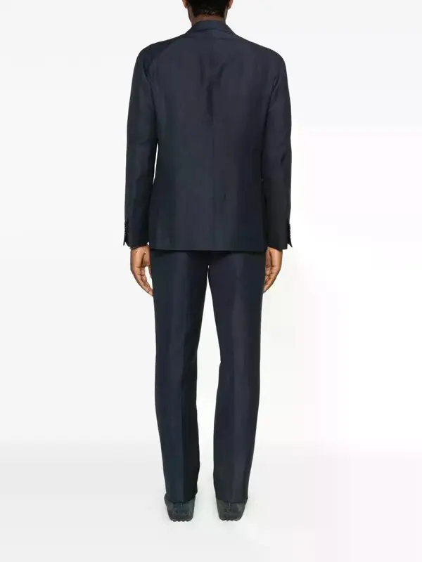 LARDINI Flower-pin Single-breasted Suit - Blue