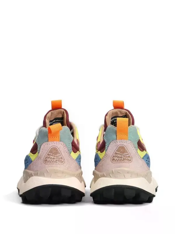 FLOWER MOUNTAIN Panelled Suede-trim Sneakers