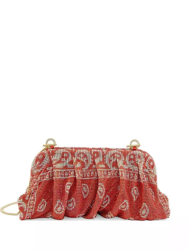Benedetta Bruzziches Venus Paisley-print Clutch Bag