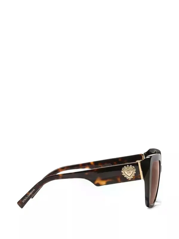 Dolce & Gabbana Devotion Square-frame Sunglasses - Brown