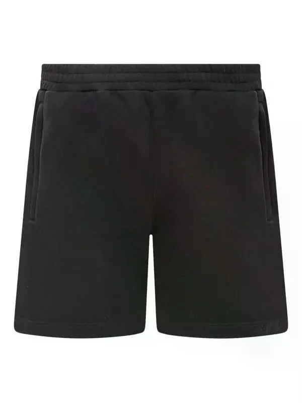 14BROS Cotton Track Shorts With Embroidered Logo