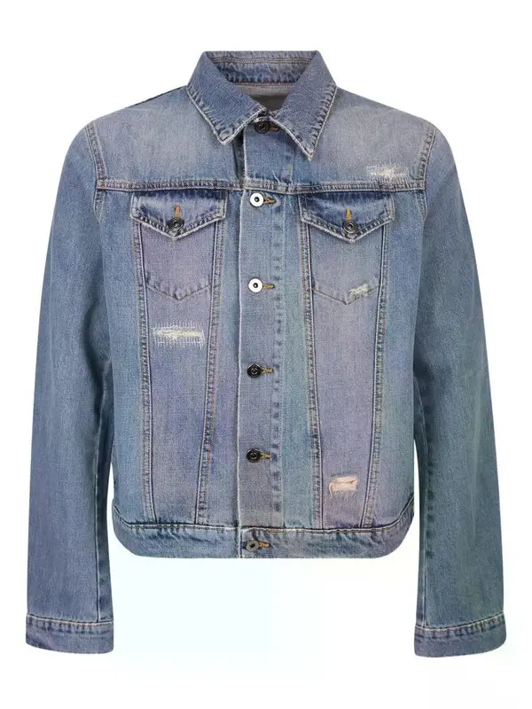 14BROS Distressed Pocket Denim Jacket