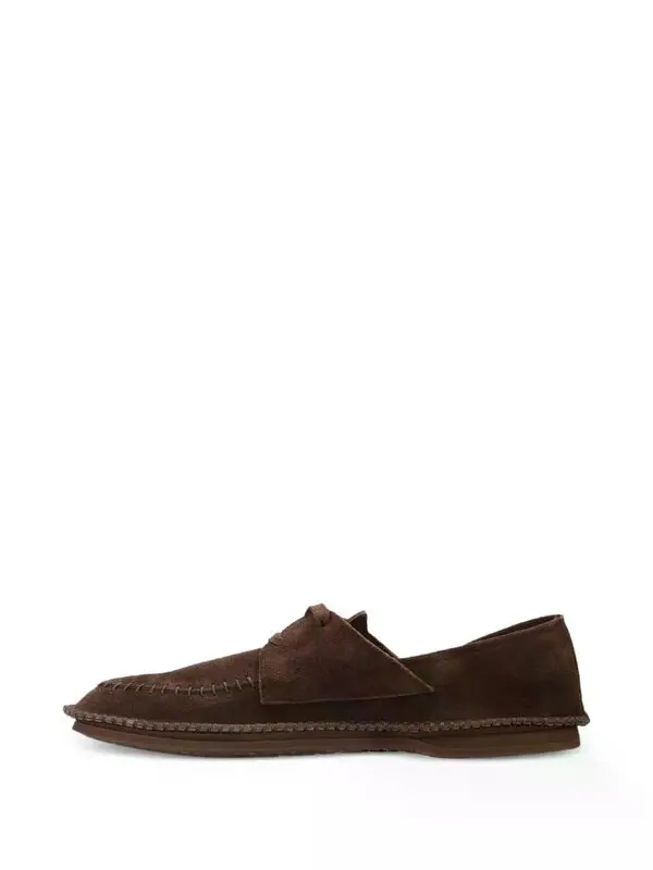 Premiata Lace-up Stitched Loafers