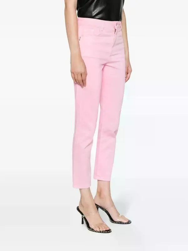 Patrizia Pepe Logo Plaque Tapered Jeans
