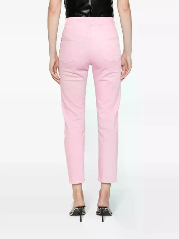 Patrizia Pepe Logo Plaque Tapered Jeans