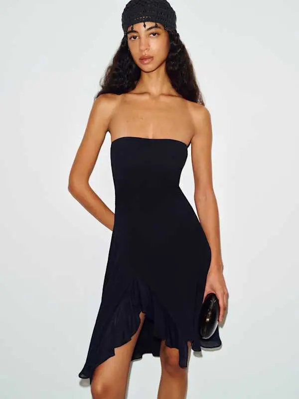 REFORMATION Eilen Dress - Black