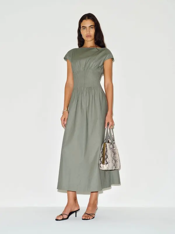 REFORMATION Aintana Maxi Dress - Green