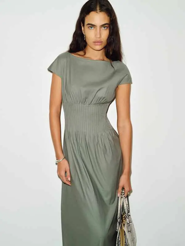 REFORMATION Aintana Maxi Dress - Green