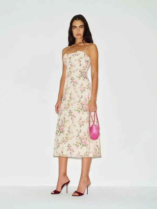 REFORMATION Milica Dress - Ivory