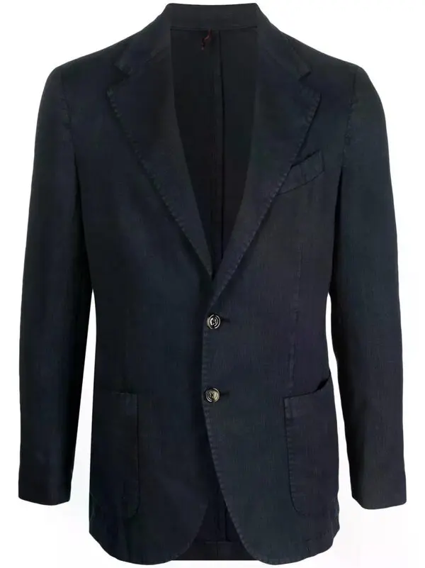 DELL'OGLIO Notched-collar Single-breasted Blazer