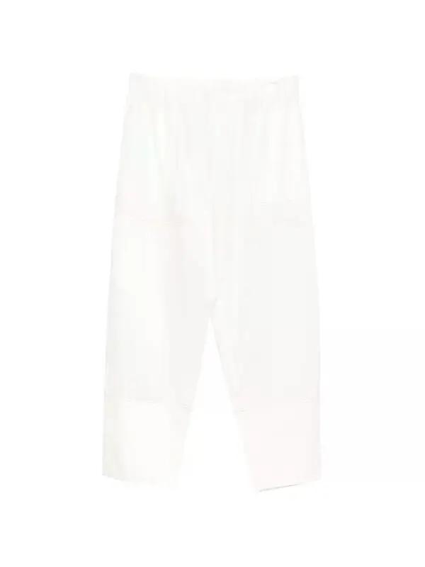 NACKIYE Perfect Seam Trousers - White