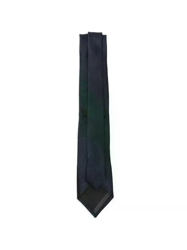 Zegna Patterned Neck Tie - Blue
