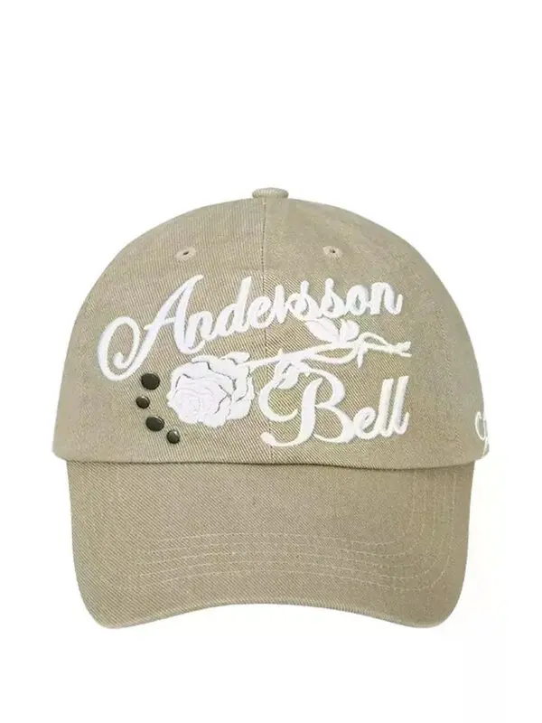 Andersson Bell Embroidered Floral Cap - Neutrals