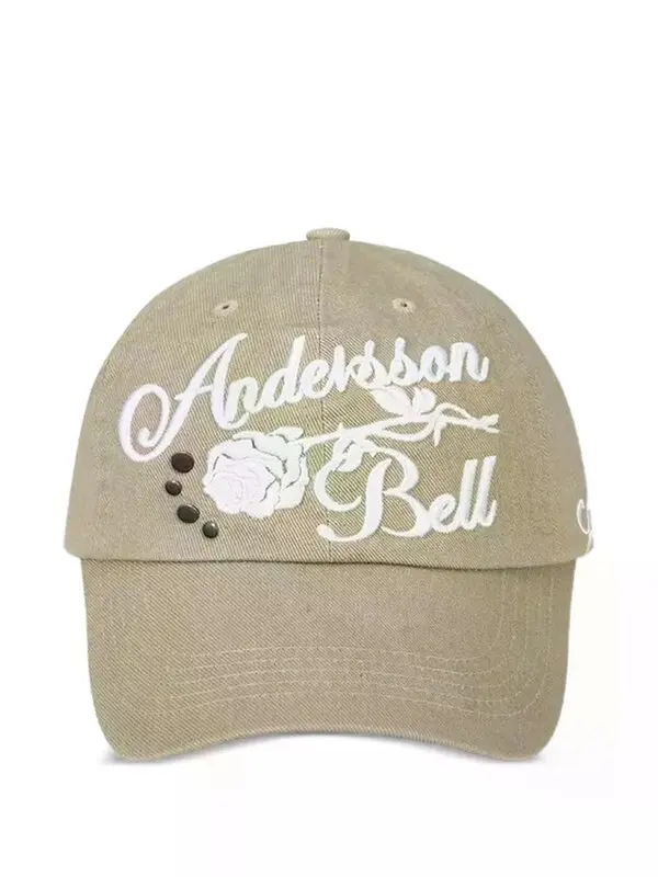 Andersson Bell Embroidered Floral Cap - Neutrals