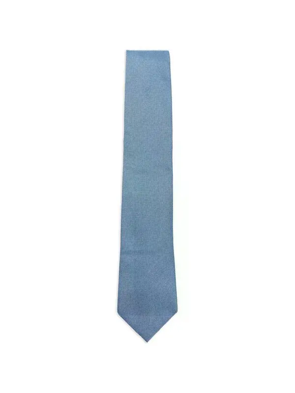 Zegna Patterned Tie - Blue