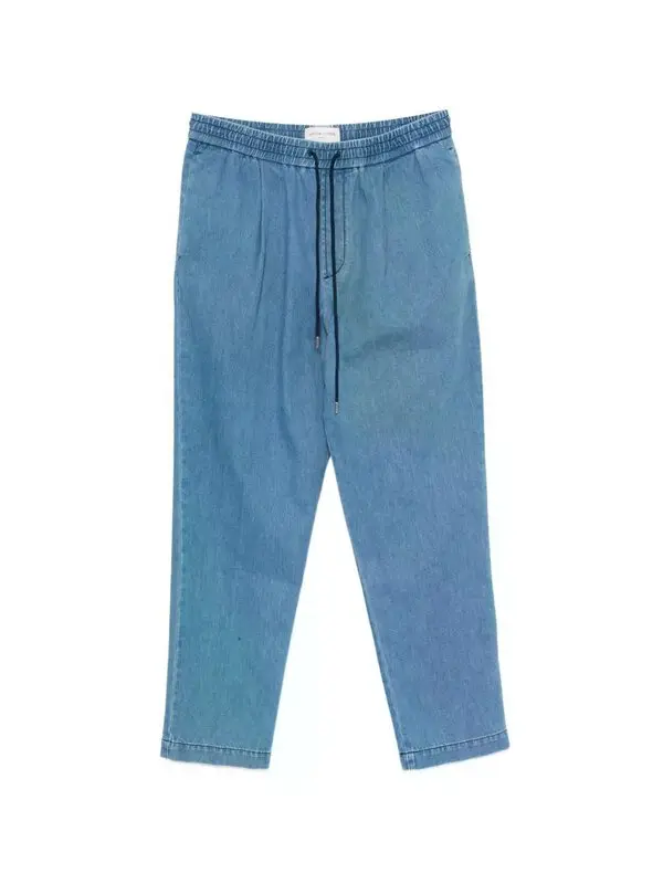 Jacob Cohen Drawstring Pleated Trousers - Blue