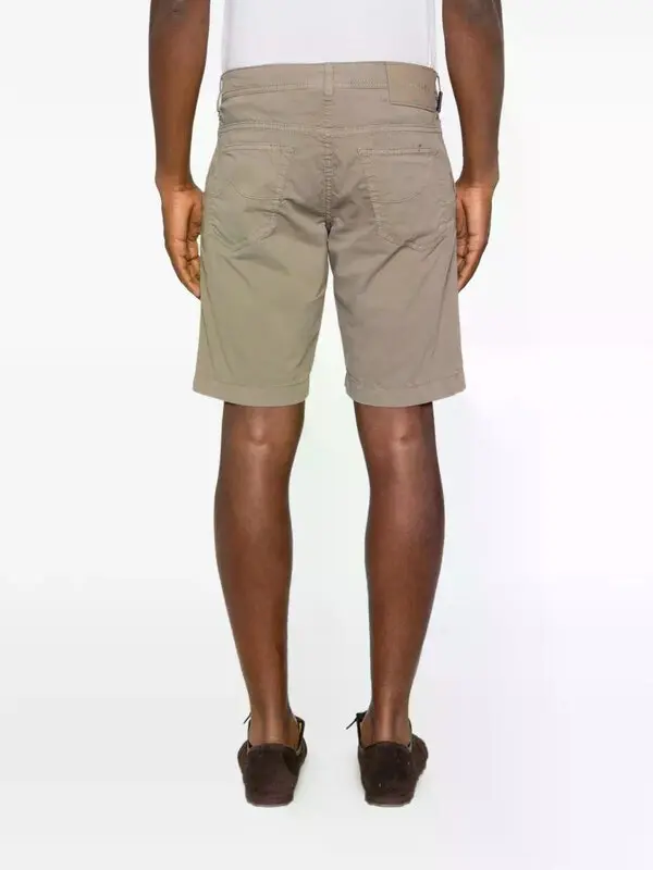 Jacob Cohen Logo Patch Shorts - Neutrals